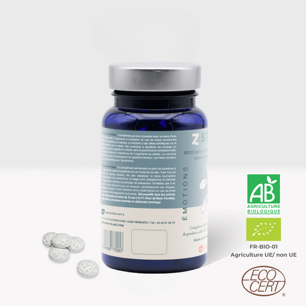 Z Stress régulateur de stress (60 gélules) – Laboratoire Mint-e